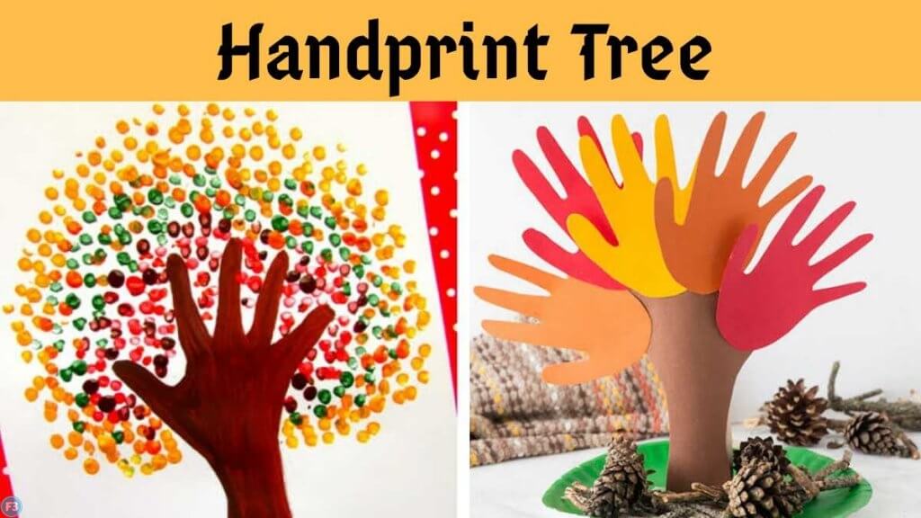 Handprint tree Craft for kids